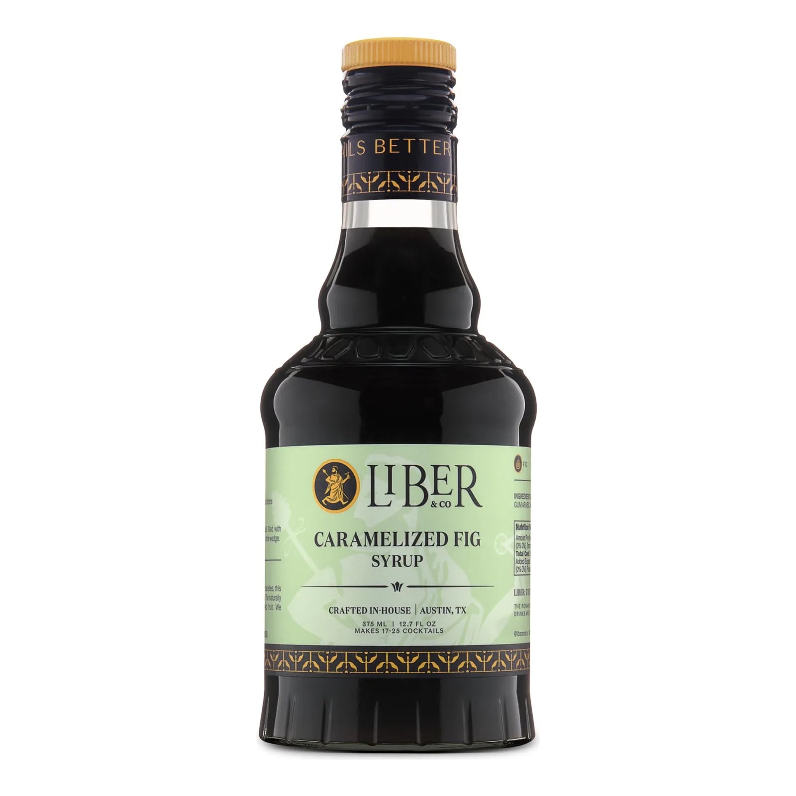 Jarabe De Higo Caramelizado Liber Co 360 Ml Sabor Premium Para Cóctele ...