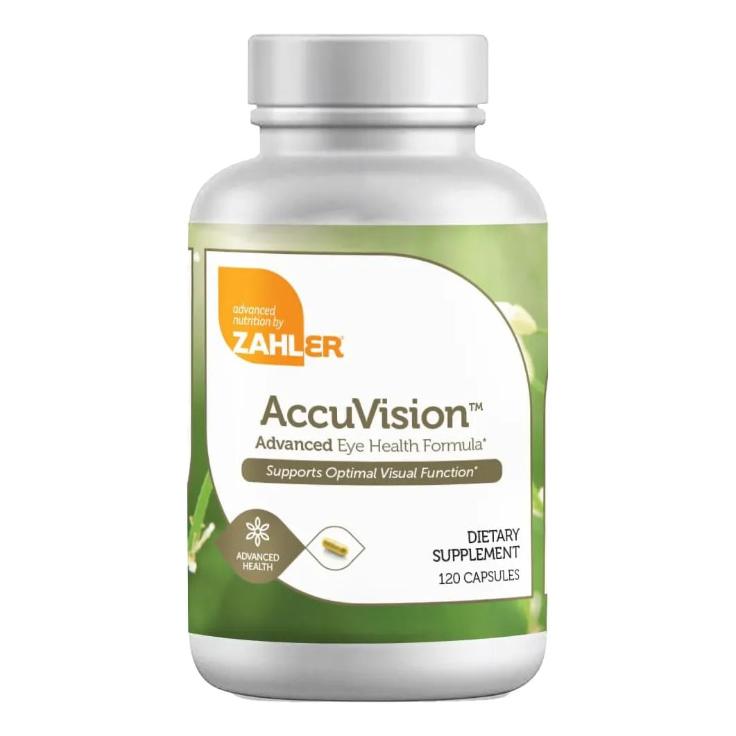 Zahler AccuVision Fórmula Avanzada Salud Ocular 120 Cápsulas Suplement ...