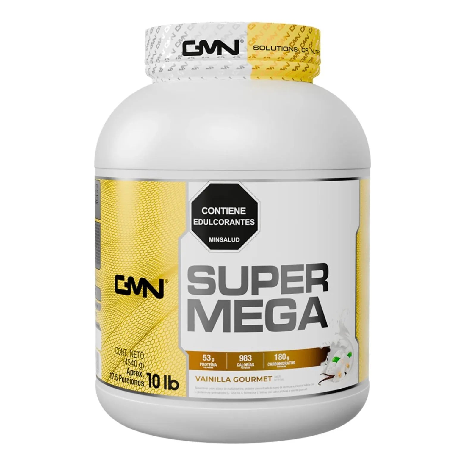 Proteína Whey Super Mega Gainer 10 Lb Hipercalórica Sabor Vainilla Gou ...
