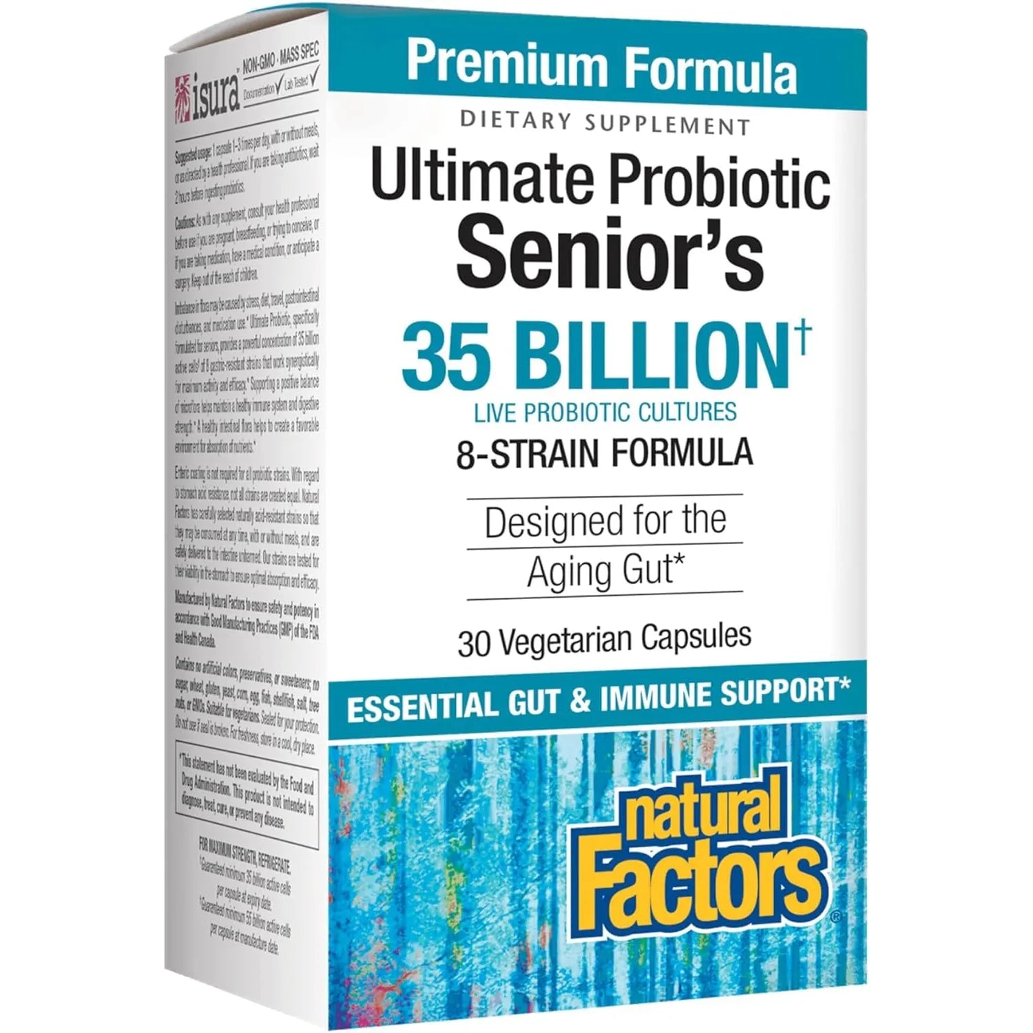 Probiotic Premium Para Mayores 8 Cepas 35 Mil Millones UFC Apoyo Diges ...