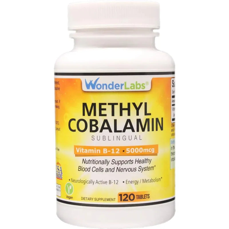 Tabletas Sublinguales Metilcobalamina B12 120 Unidades Alta Potencia E ...