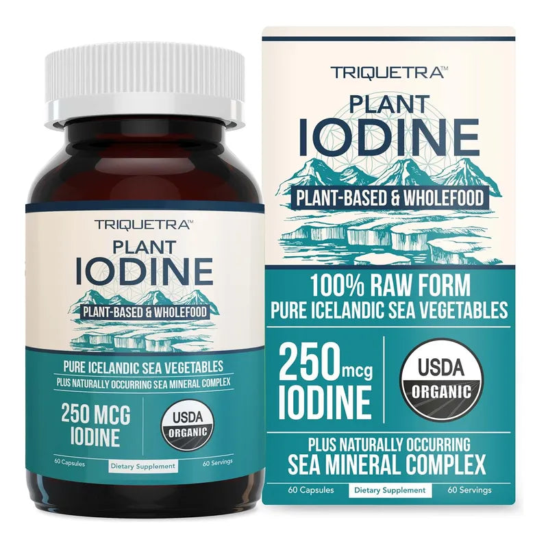 Capsulas De Yodo Organico De Vegetales Marinos Suplemento Natural ...