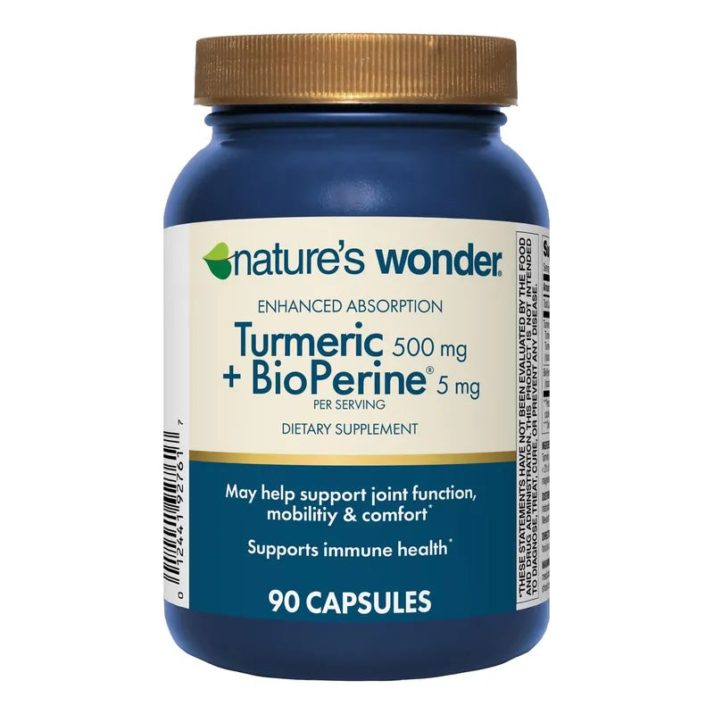 Curcuma Con BioPerine Suplemento Para Articulaciones Y Movilidad 500 M ...