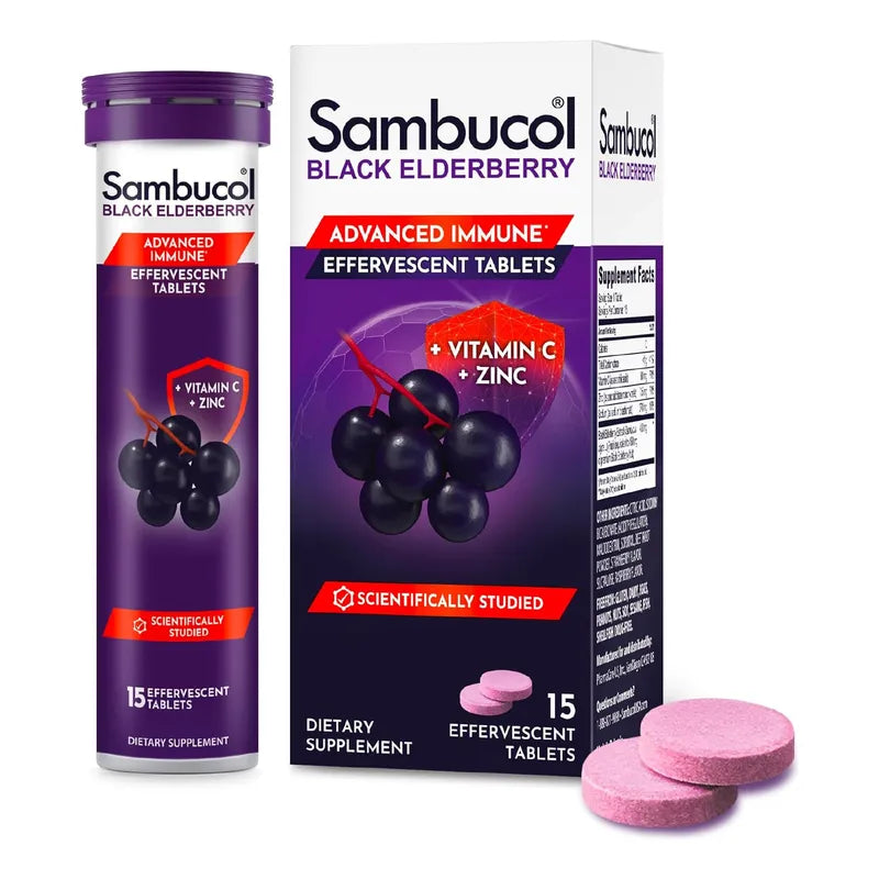 Sambucol Jarabe Nocturno Contra Gripa Y Resfriado Con Saúco 120 Ml Imp ...