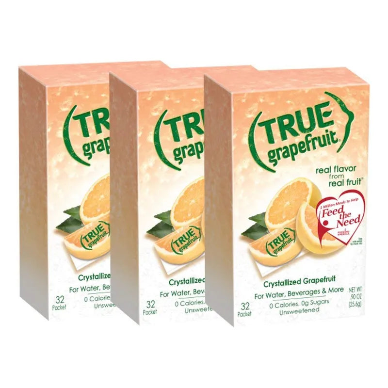 True Citrus True Grapefruit Paquetes Sin Azúcar Ni Calorías Para Bebid ...