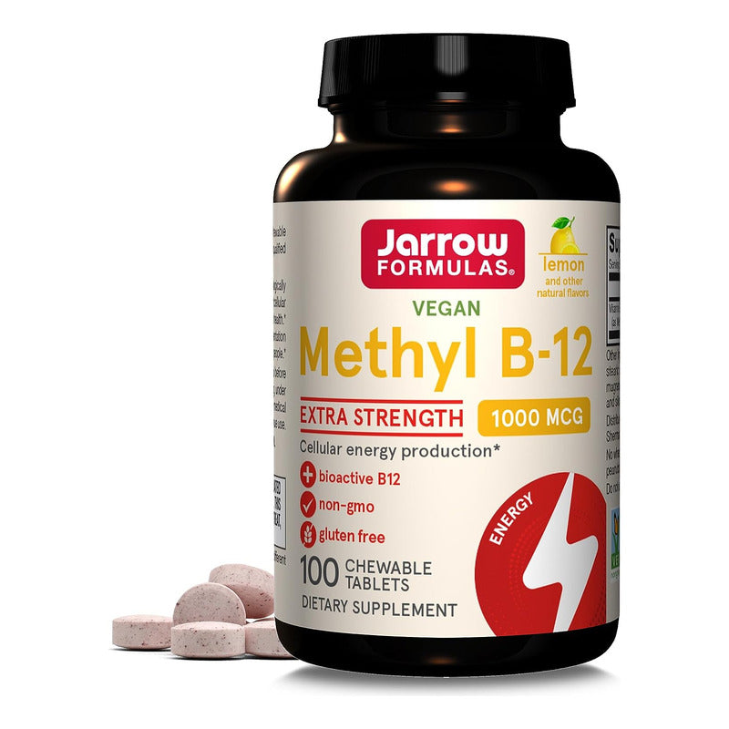 Metil B12 1000 Mcg Jarrow Formulas Tabletas Masticables Salud ...