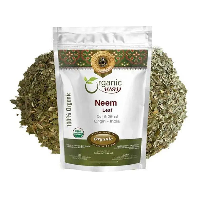 Hoja De Neem Premium Para Infusión Orgánica Cortada Tamizada 4 Oz Cali ...