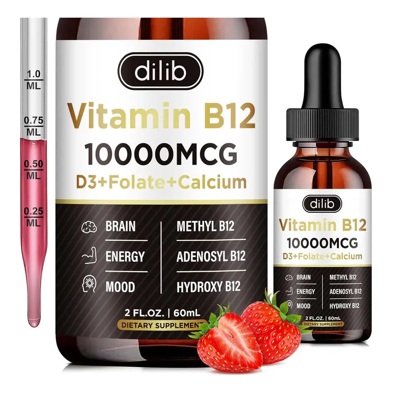 Complejo B12 Líquido 10000 Mcg Gotas Sublinguales Energía Salud ...