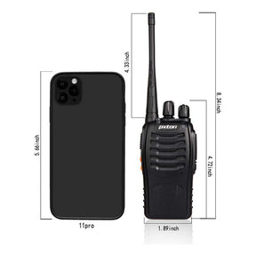 Walkie Talkie Bidireccional Woki Toki 4 Unidades Alcance 3 Millas Reca ...