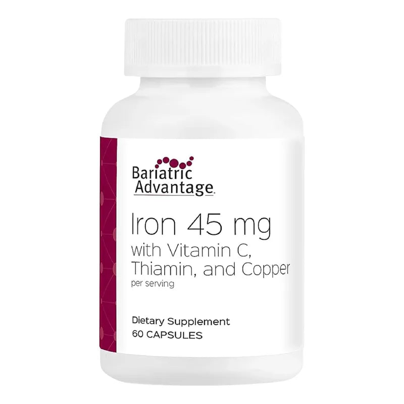 Hierro 45 Mg Con Vitamina C Tiamina Cobre Saludable Y Fácil Digestión ...