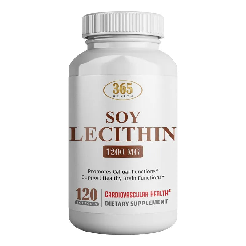 Lecitina Alta Potencia 1200 Mg 120 Cápsulas Salud Cerebral Y Digestiva ...