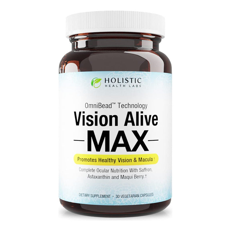 Vision Alive Max 30 Cápsulas Salud Ocular Natural Con Luteína ...