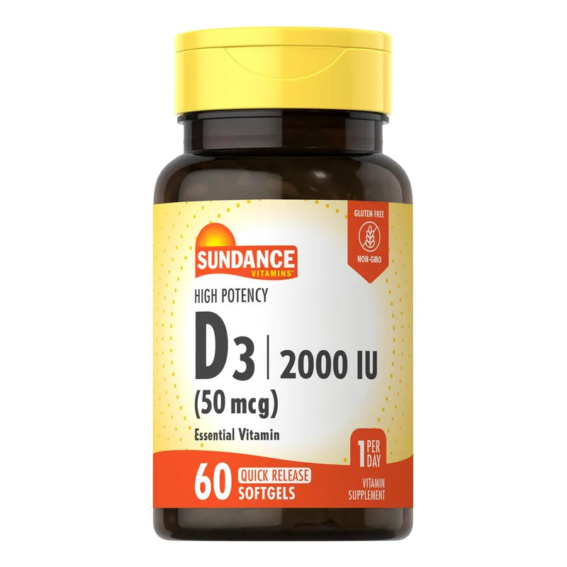 Vitamina D3 2000 UI 60 Cápsulas De Alta Potencia Y Liberación Rápida ...