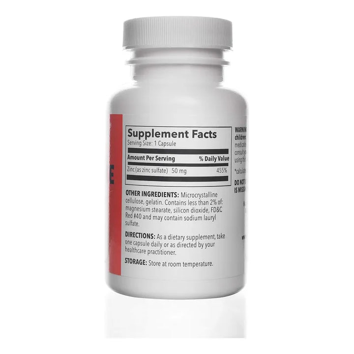 Suplemento Sulfato De Zinc 220 Mg Cápsulas Para Bienestar General ...