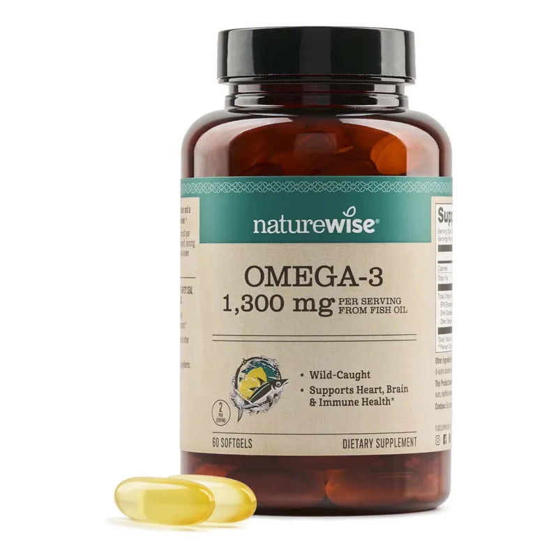 Aceite De Pescado Omega 3 1300 Mg Alta Potencia Para Salud ...