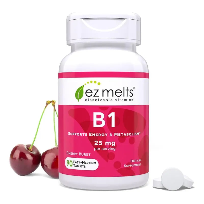 Tabletas Sublinguales B1 Tiamina 25 Mg Soporte Inmunológico Vegano Sab ...