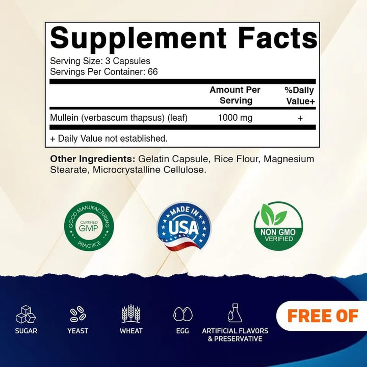 Vitamatic Hoja Gordolobo 1000mg Capsulas Para Salud Respiratoria E Inm – almacenspeedway