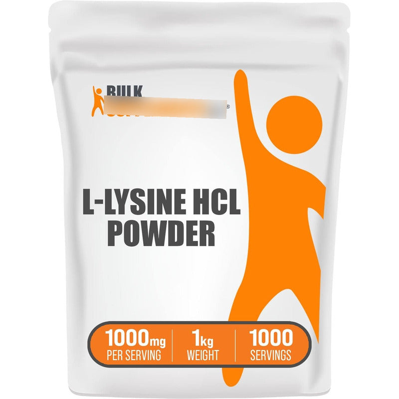 L-Lysina Hcl BulkSupplements Polvo Limpio Y Puro 1 Kg Para Sintetizar ...