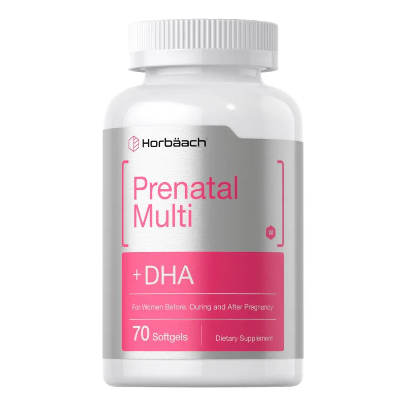 Multivitaminico Prenatal Para Mujer Con Dha Hierro Y Acido Folico 70 C ...
