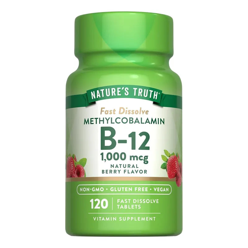 Tabletas Sublinguales Vitamina B12 Nature's Truth 1000 Mcg 120 Unidade ...