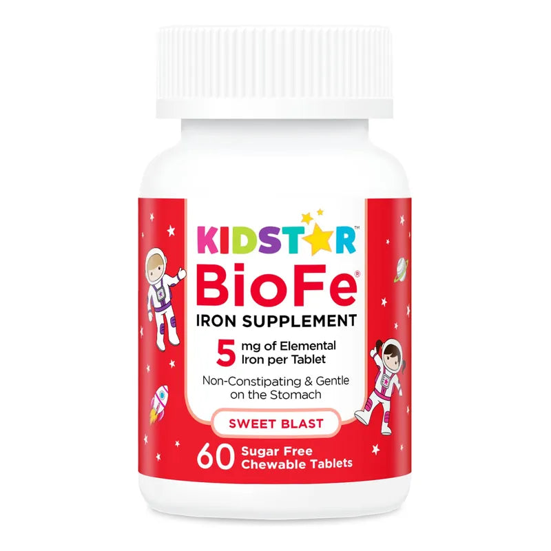 BioFe Tabletas Masticables Hierro Puro Sweet Blast Sin Azúcar Nutrició ...